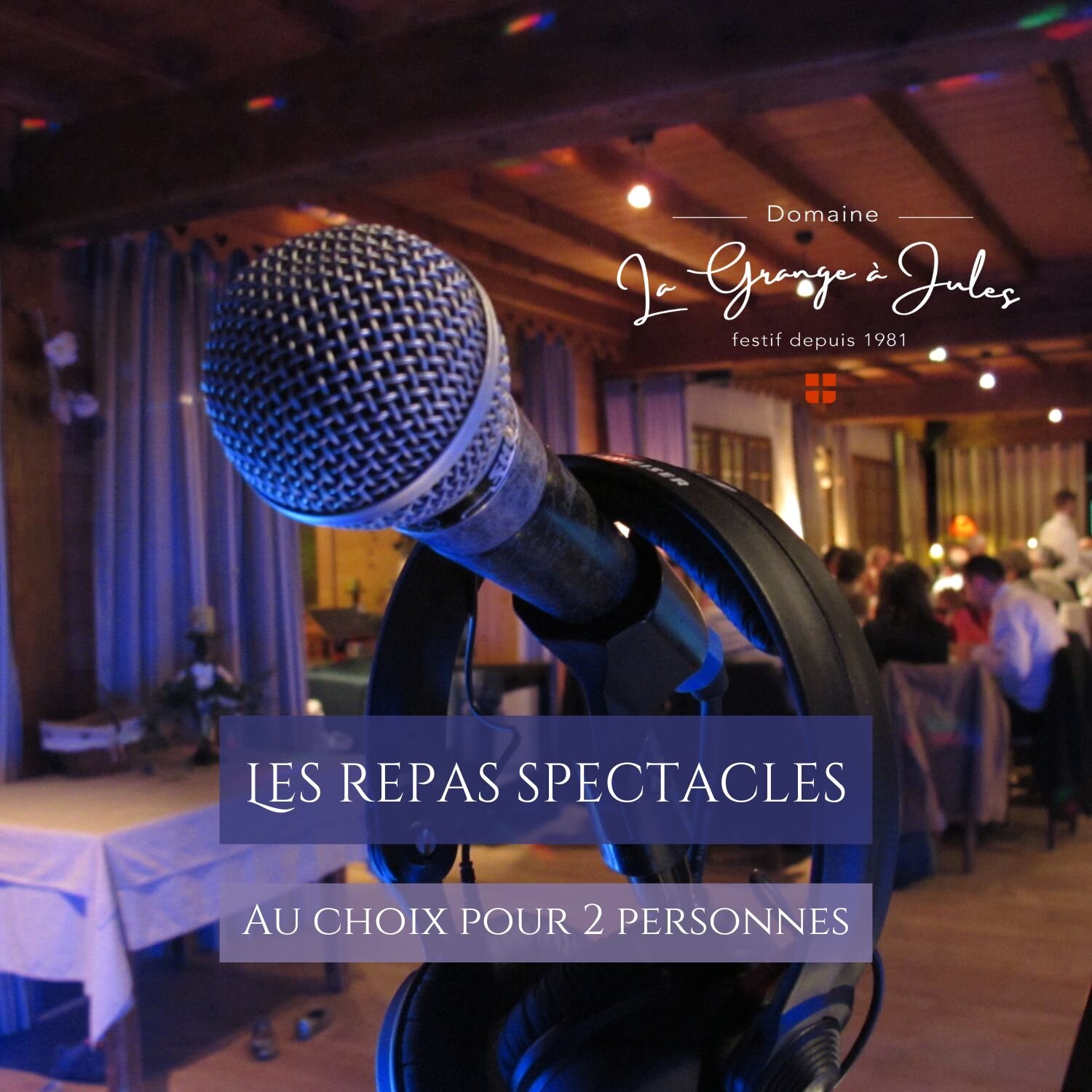 Bon cadeau Repas Spectacle à la Grange à Jules | Cap Cadeau